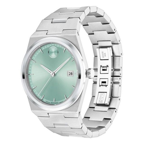 Movado BOLD Quest Blue Dial Stainless Steel Men's Quartz Watch 3601243 ...