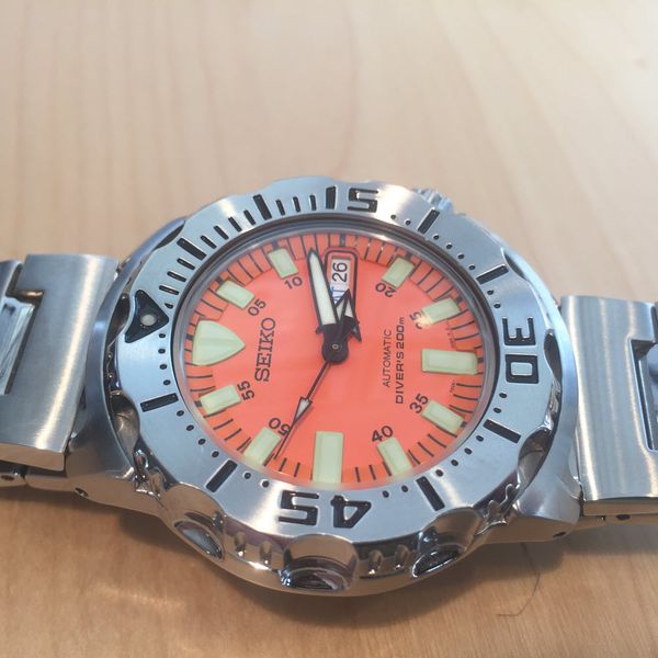 Seiko 1st Gen Orange Monster SKX781 Excellent / Mint | WatchCharts ...