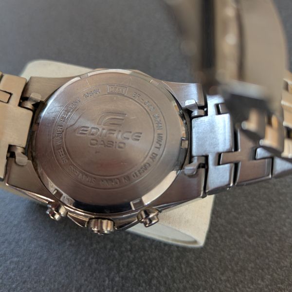 Casio Edifice Chronograph Men's Watch 100m EF-540 | WatchCharts Marketplace