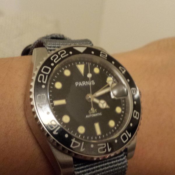 [WTS] Parnis GMT-Master Homage w/yellow markers | WatchCharts