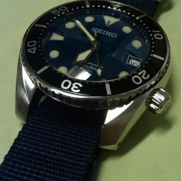 SOLD: Seiko SBDC003 Blue Mil-Sumo Mod w/High-Domed Sapphire ...
