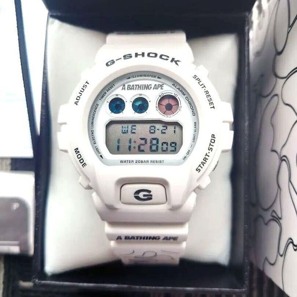 CASIO G-SHOCK / BAPE (A BATHING APE) DW-6900FS JAPAN RARE NEW IN BOX F ...