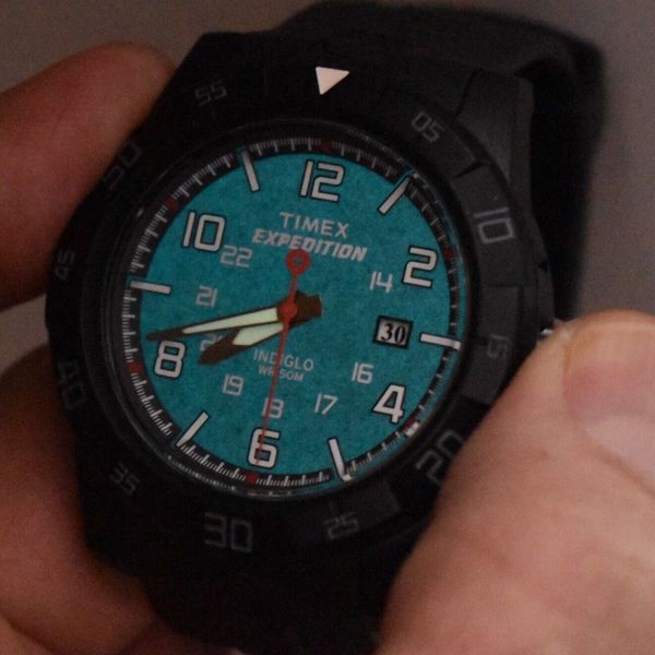 TIMEX Expedition T49831 Watch Men Black Rugged Core 50m Indiglo NEW ...