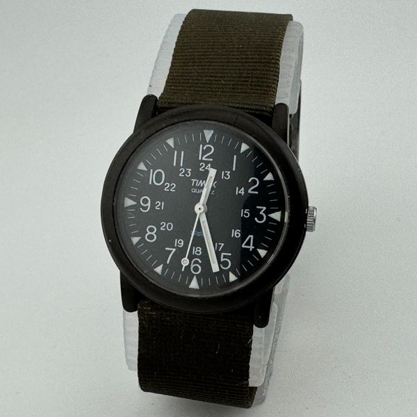 Timex Military Field Quartz Watch Unisex Brown Resin Nylon Analog New ...
