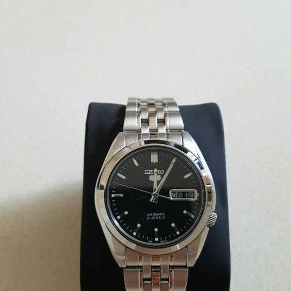 New Seiko 5 SNKL23K1 Automatic Stainless Steel Analog Men's Watch ...