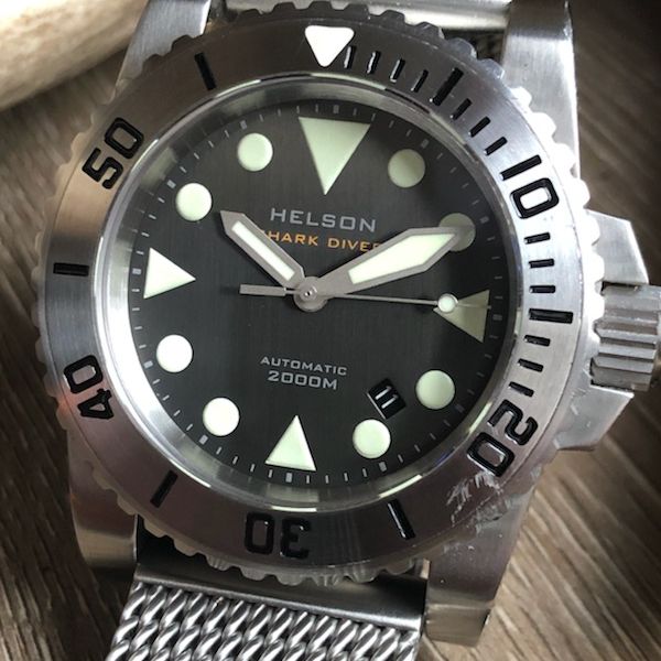 FS: Helson Shark Diver SS 45mm Grey Dial | WatchCharts