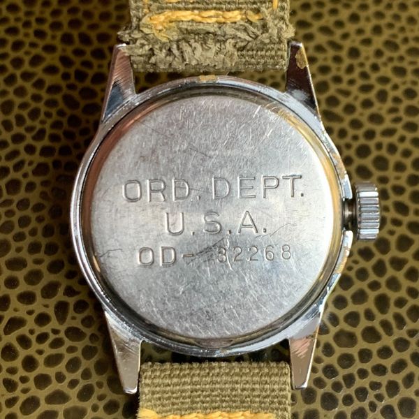 1941 Hamilton ORD. DEPT. Grade 987A US Military WWII Black Luminous ...