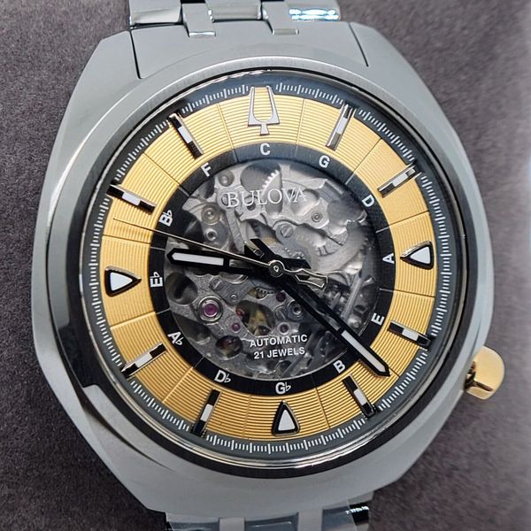 Bulova Grammy Edition 98A294 Grey IP Automatic Men's Watch ...
