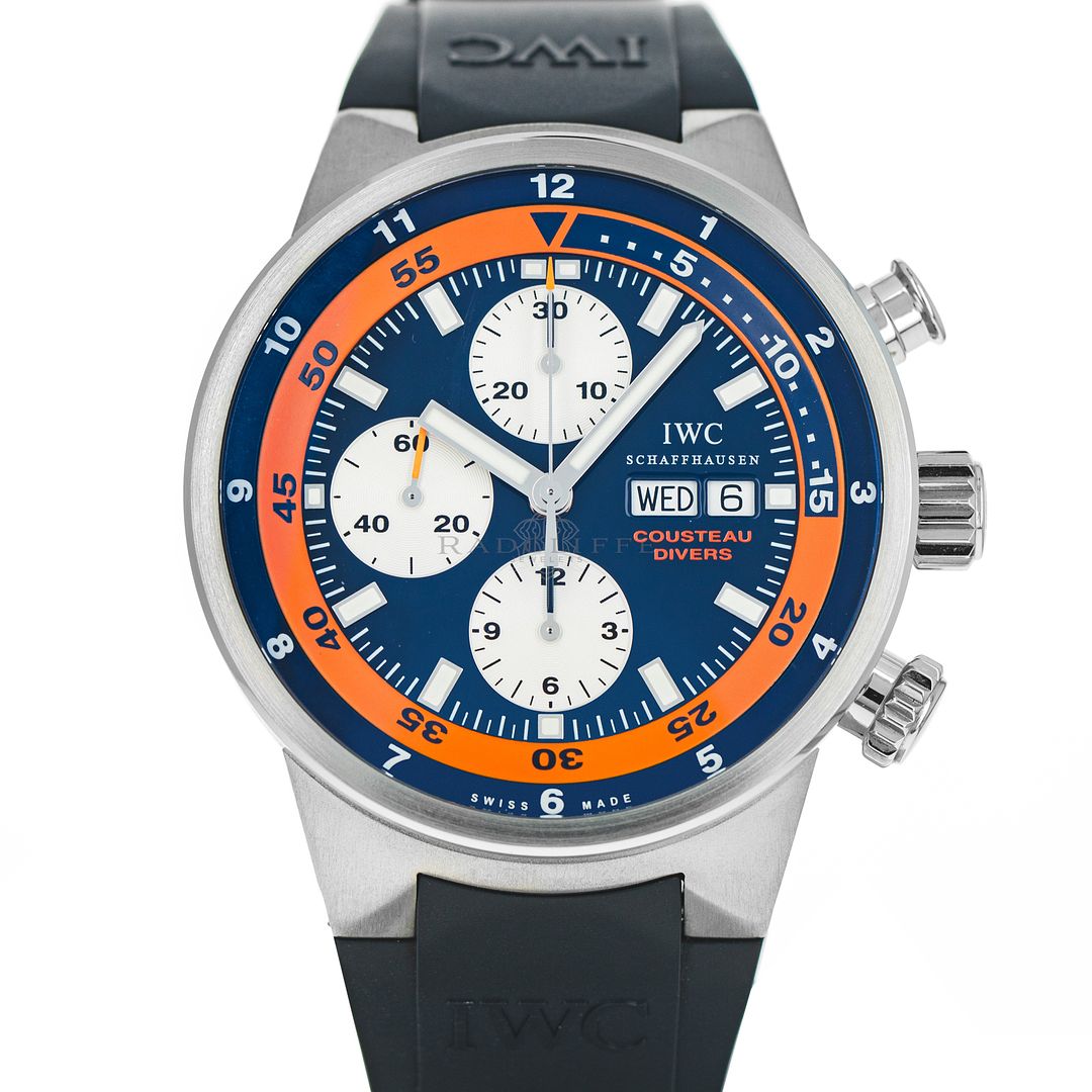 FS- IWC Aquatimer IW3781 Cousteau Diver Chronograph | WatchCharts Marketplace