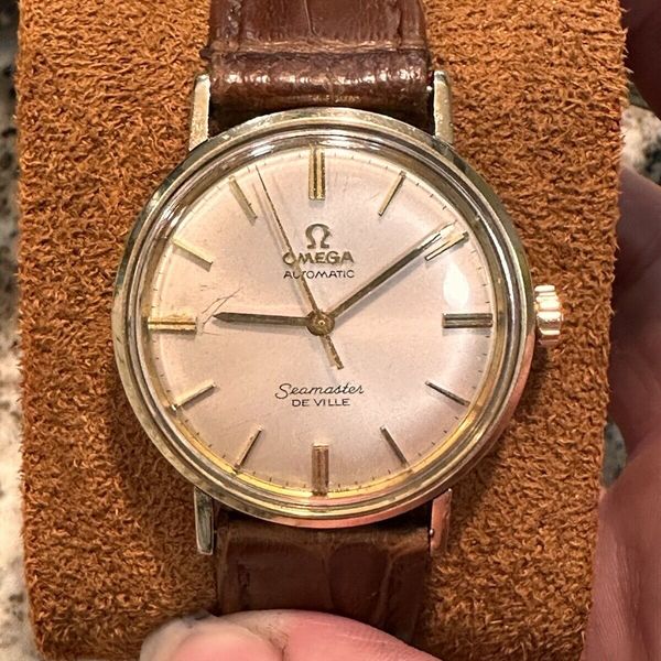 1969 Omega Seamaster DeVille - Silver Dial - Cal 550 - KM6292 - 14K GF ...