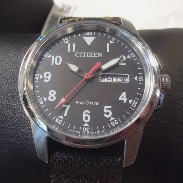 Citizen Eco-Drive. BM8188-01E. 37mm. Camo strap. New, with blemishes ...