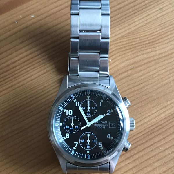 pulsar military RAF chrono civil version new old stock | WatchCharts ...