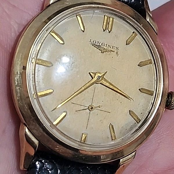Vintage Longines 23z 10k G/F Men's Wristwatch Running Good 33.5mm Wide ...
