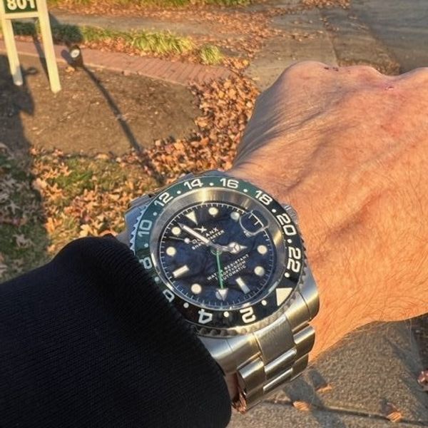 Ocean X Green/Black Bezel GMT. Like New. | WatchCharts Marketplace