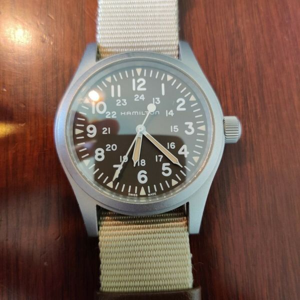 Hamilton H69439901 Khaki Field Mechanical Men's Watch - Brown dial ...