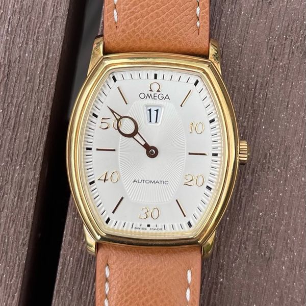 FS: Omega De Ville Prestige “Jumping Hour” 18K Gold Automatic Ref. 4653 ...