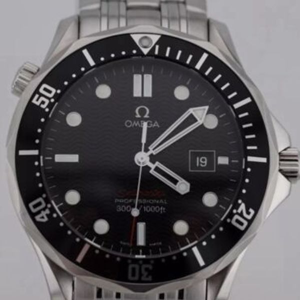Omega Seamaster 41 mm Black Wave Quartz | WatchCharts Marketplace