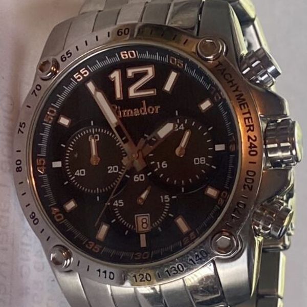 Rimador mens SS running chronograph 6126g | WatchCharts Marketplace