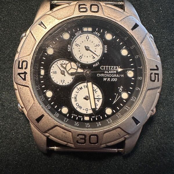 Citizen Alarm Chronograph WR100 6850-G82194 K | WatchCharts Marketplace
