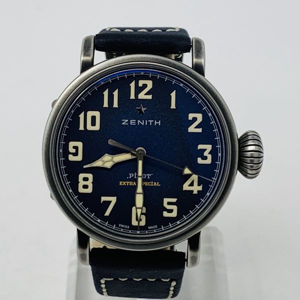 FS: Zenith Pilot Type 20 Automatic Blue Grained Dial Limited Edition ...