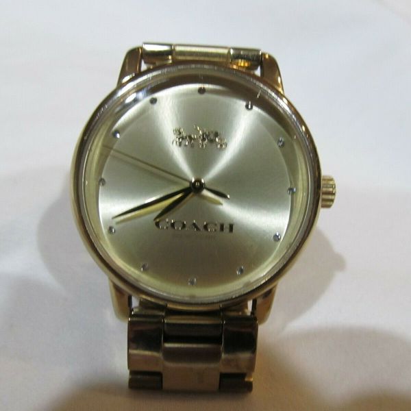 AUTHENTIC COACH GOLD TONE WATCH CA. 113.7.34.1509 **FREE SHIPPING ...