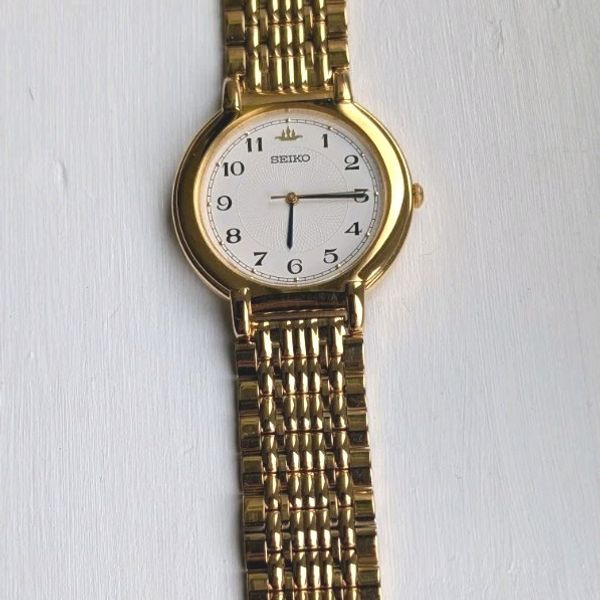 Seiko Quartz Watch Beautiful Dial With Large Numbers .Made in Japan ...