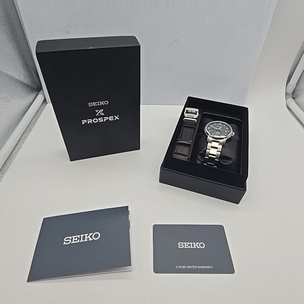 New Seiko Prospex Alpinist Mystic Forest Dial Men's Steel Bracelet ...