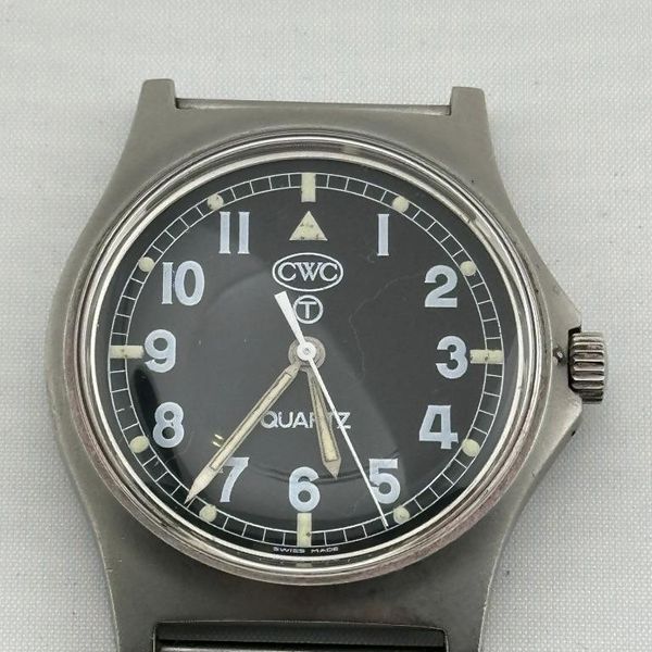 BRITISH MILITARY CWC WATCH O552 70950/90 NATO STRAP SEE PHOTO WORKING ...