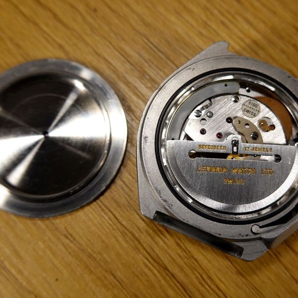 Tutima 43 mm Federal Military Chronograph 798 Bundeswehr Lemania 5100 ...