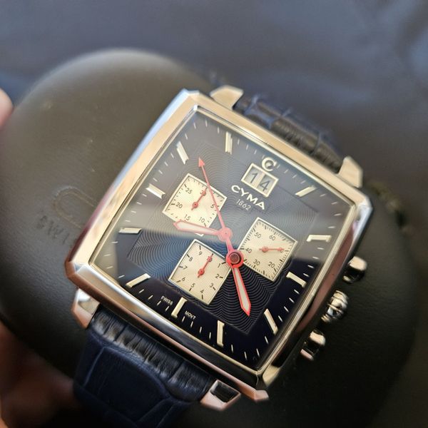 NEW CYMA Swiss Quartz Chronograph (Hamilton, Longines, Tissot ...