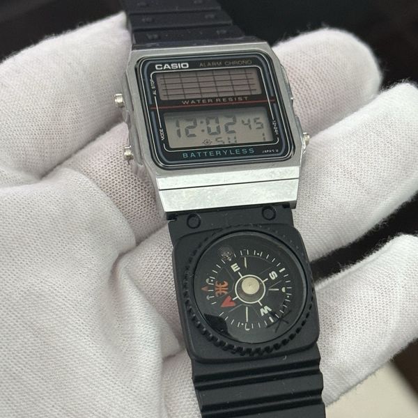 Vintage Casio AL-180 Batteryless Solar Digital Watch | WatchCharts ...