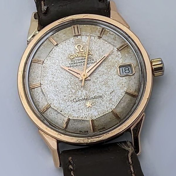 Vintage Omega Constellation Cal. 564 Two Tone Pie Pan Mens Watch Ref ...