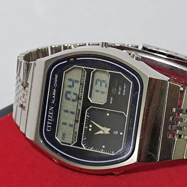 CITIZEN 4-298099 TA DIGI-ANA 41-9516 QUARTZ VTG ALARM CHRONO JAPAN ...