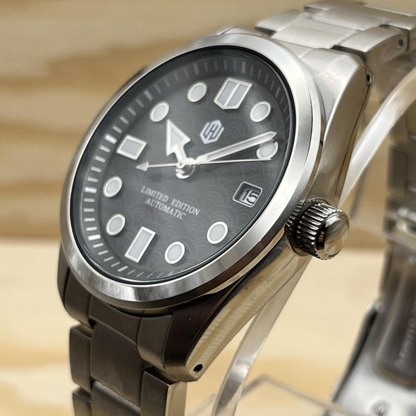 [WTS] Seiko 38mm DressKX Seigaiha Mod | amazing dial w/ BGW9 lume ...