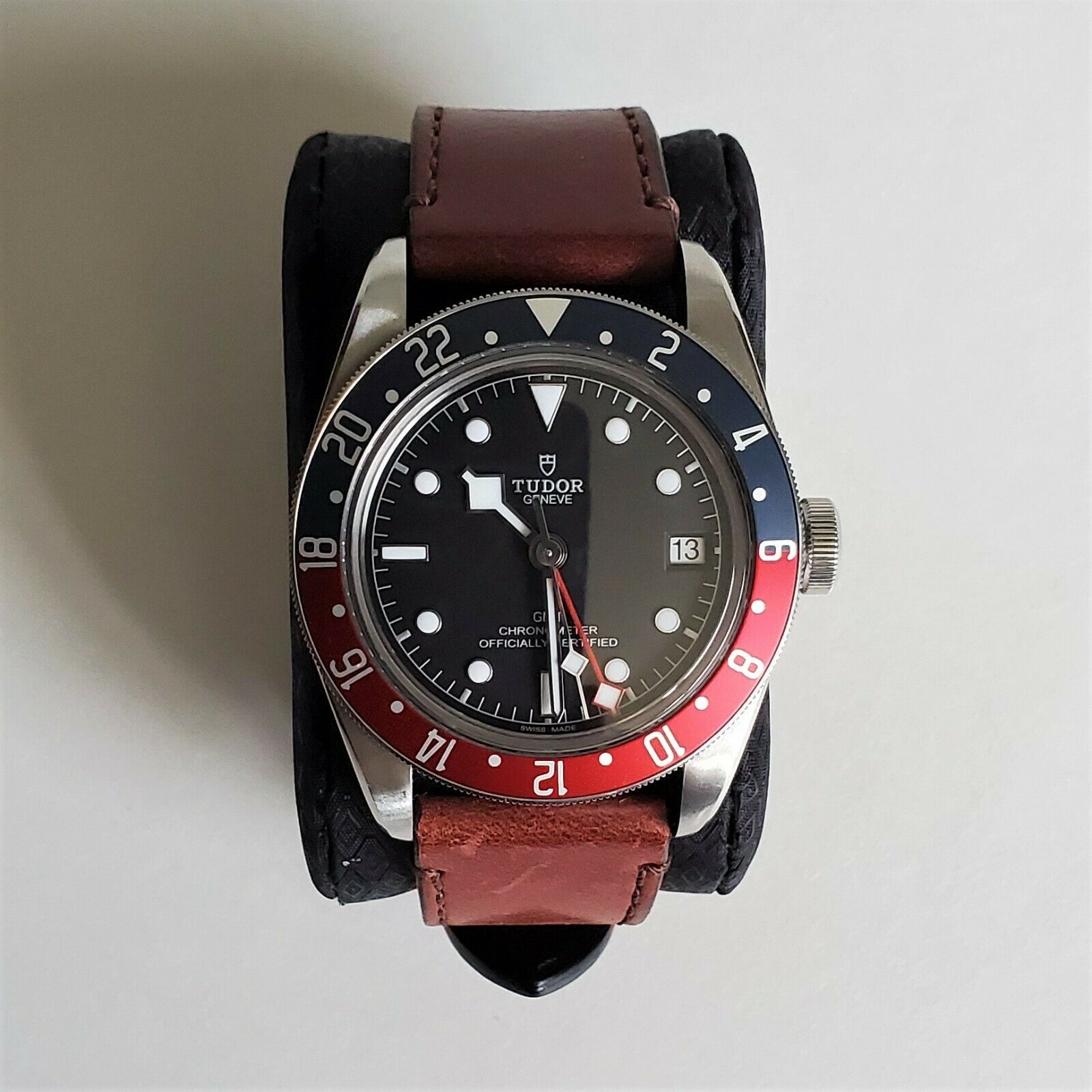 Tudor Black Bay GMT 41mm Steel Strap Watch MT5652 Box & Paper from 2018 ...