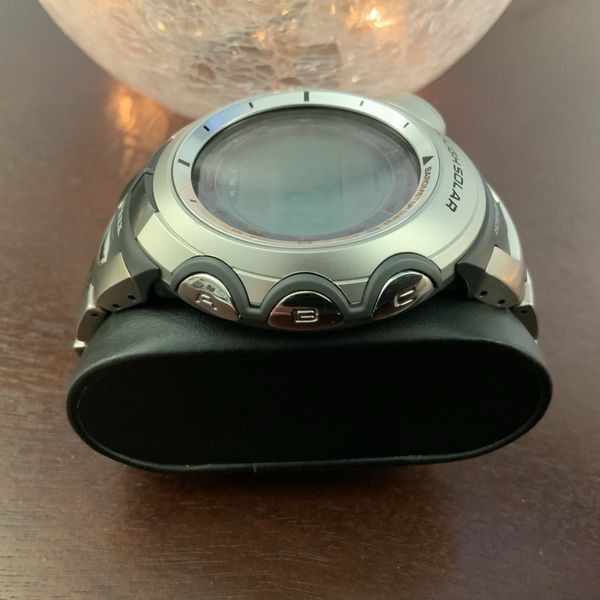 CASIO PRO TREK PRG120T Titanium Solar Full ABC Function Pathfinder ...