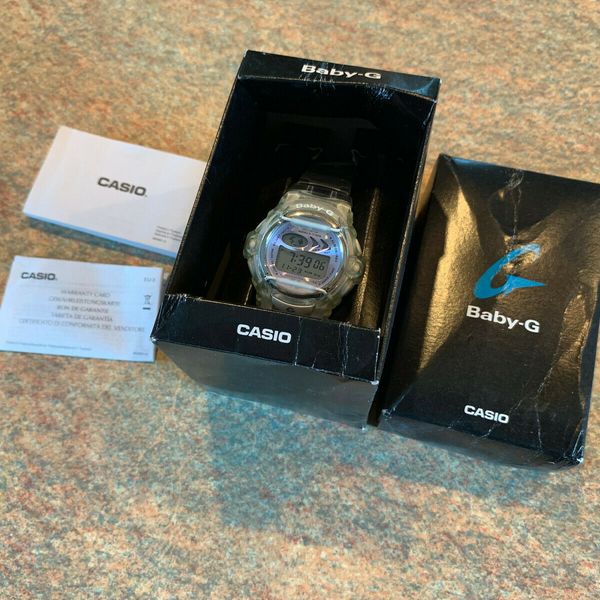 CASIO BABY-G WATCH TRANSLUCENT BLUE BG-169A-6VER *NEW OLD STOCK ...