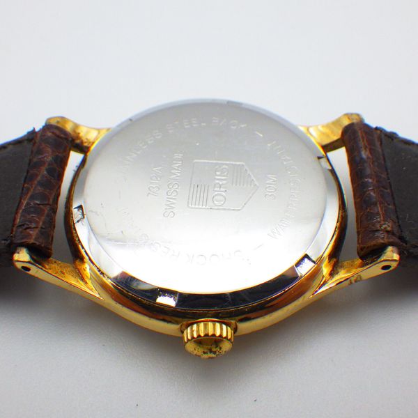 [ORIS] ORIS 7312A Anti-Shock 17 Jewels Vintage Hand-Winding Watch Gold ...