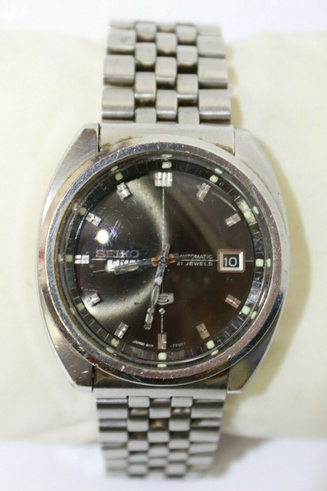 Men's Vintage 1970'S SEIKO 5 6119-7183 Black Dial Watch - 254 | WatchCharts