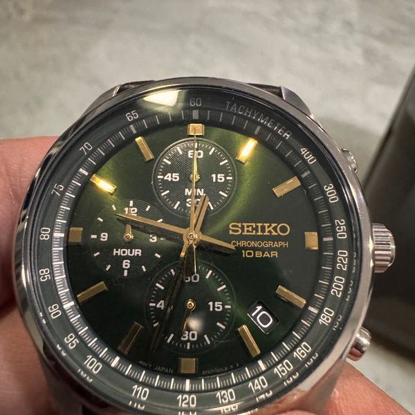 Seiko chronograph 10 bar | WatchCharts Marketplace