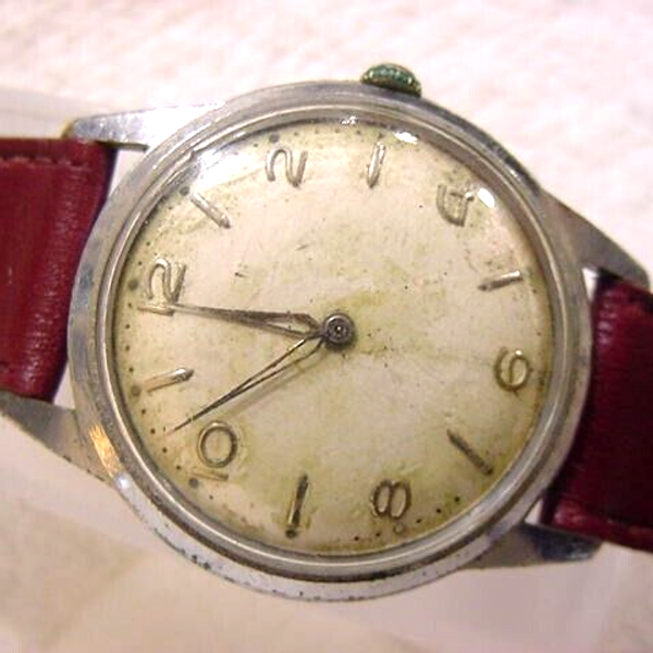 Vintage large antique Art Deco GRUEN JAMES BOND mens watch ...