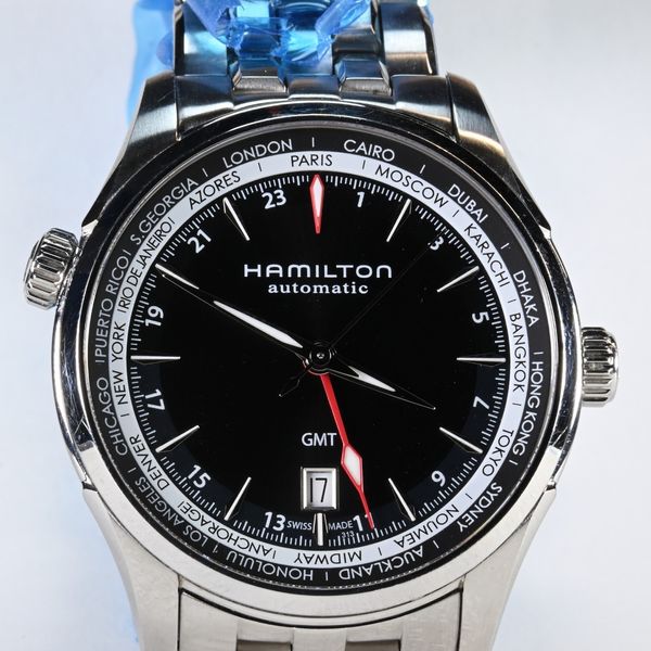 Hamilton Jazzmaster GMT Auto 42 mm , Open Back Case Class Men's Watch ...