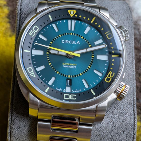 [WTS] Circula SuperSport Petrol w/ strap and bracelet super compressor ...