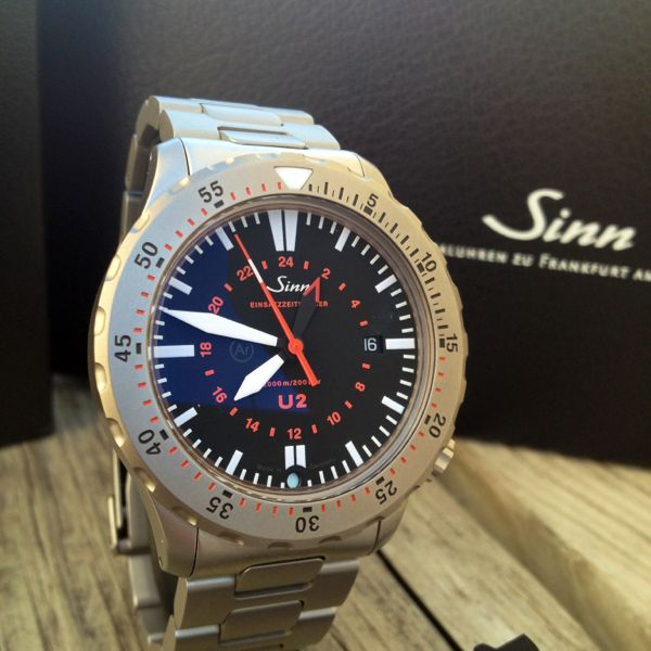 Sold*****Sinn U2 on bracelet and rubber | WatchCharts