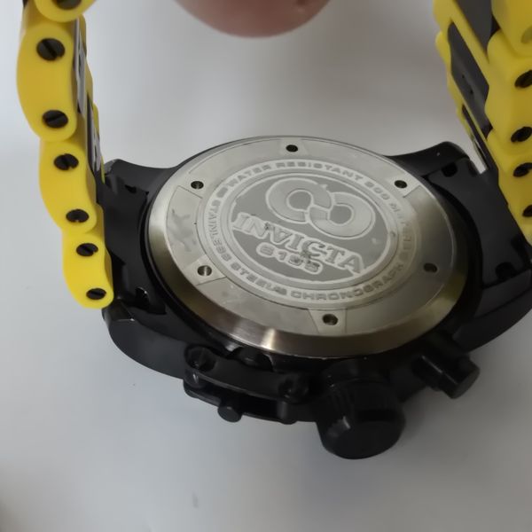 Invicta Corduba Ibiza Chronograph Watch 6195 52mm Black Yellow ...