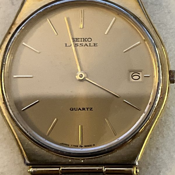 Seiko Lassale Unisex Gold Quartz Automatic Watch | WatchCharts Marketplace