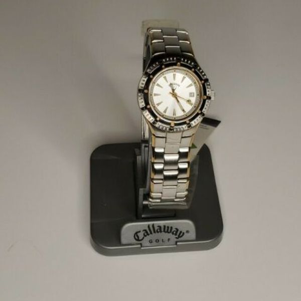 Callaway Golf Womens CY2001 Stainless Steel Watch White Dial - Water ...