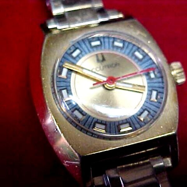 Vintage Women's BULOVA Accutron N3 10K RGP Back Gold Electro Bezel ...