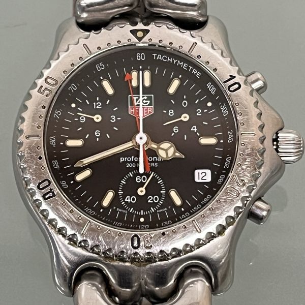 TAG HEUER Professional Chrono 39mm CG1110-0 Quartz 200M Men's Watch..MC 69312.. | WatchCharts ...