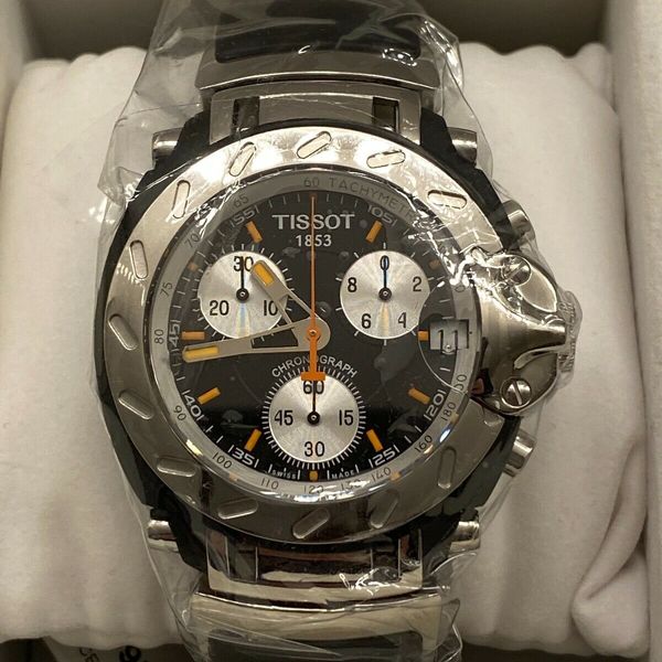 New Tissot T-Sport T-Race Black Men's Watch T90.4.496.51 | WatchCharts ...